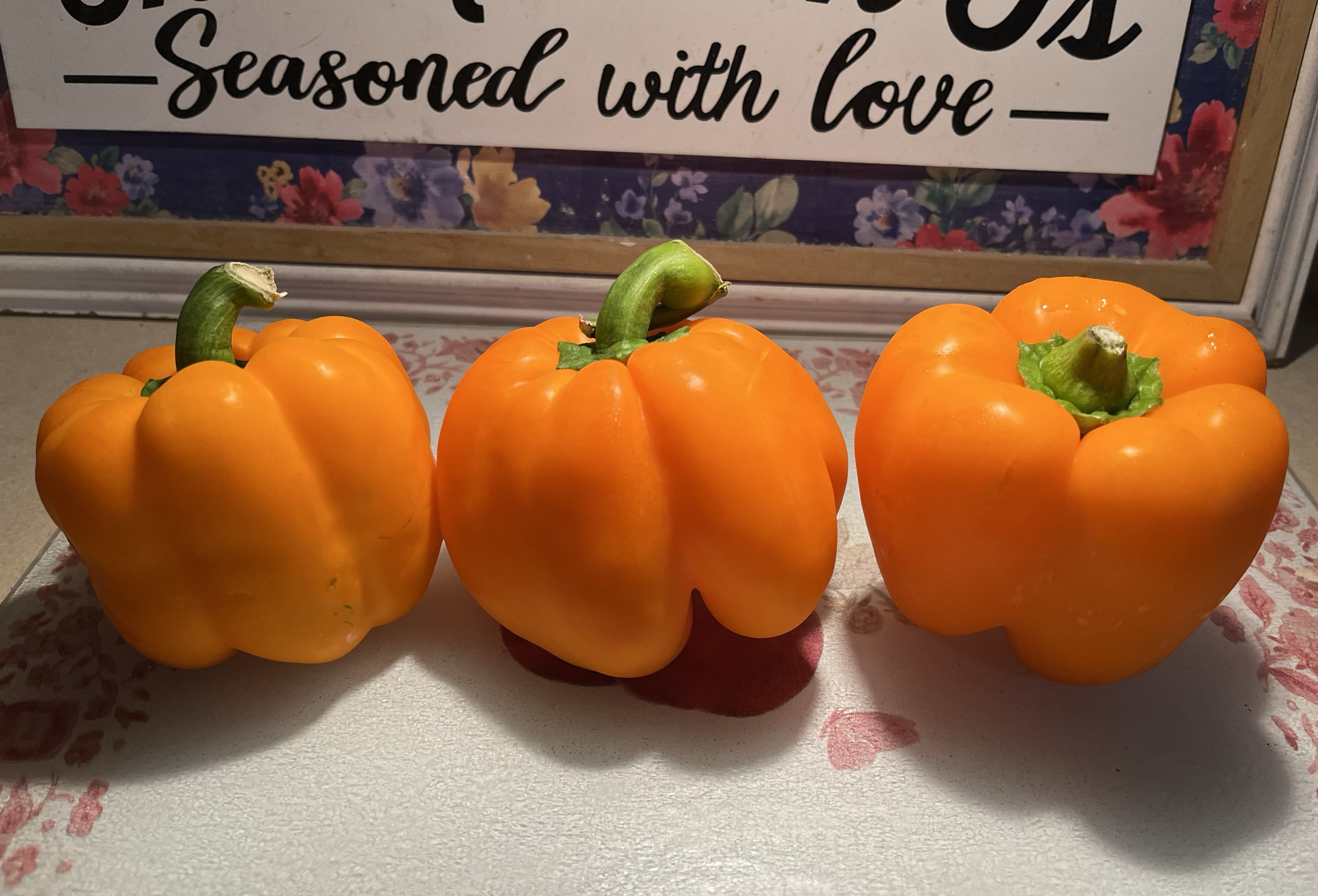 Stuffed “Pumpkin” Peppers | The Historical Homemaker