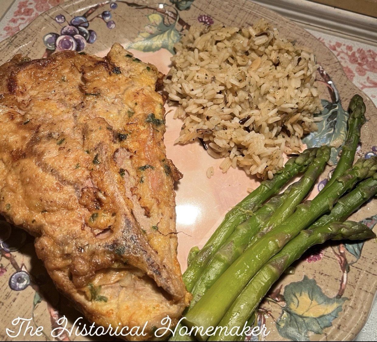 Nancy Reagan’s Piccata of Veal & Two-Tone Rice | The Historical Homemaker