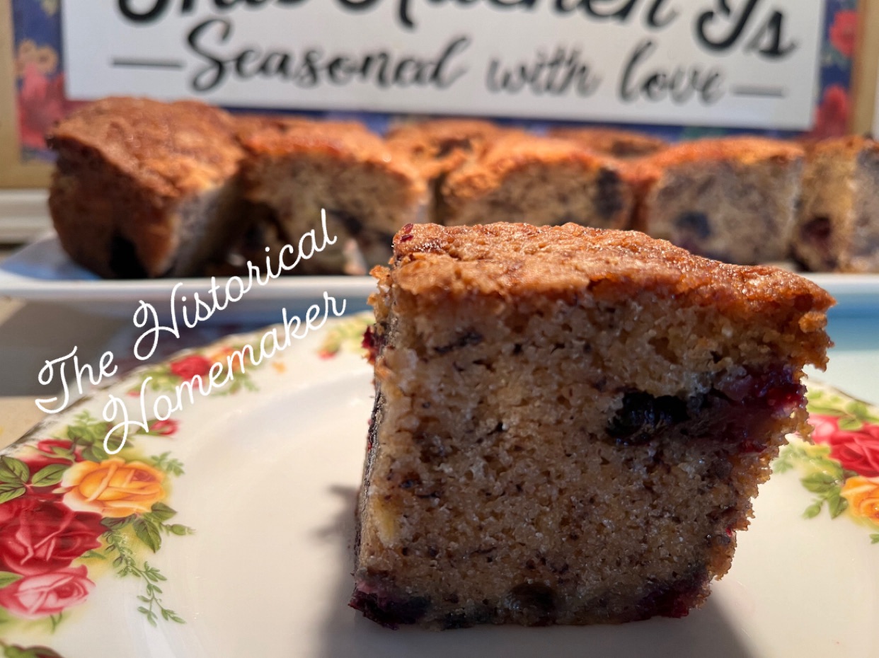 Betty Ford’s Blu’Nana Bread | The Historical Homemaker