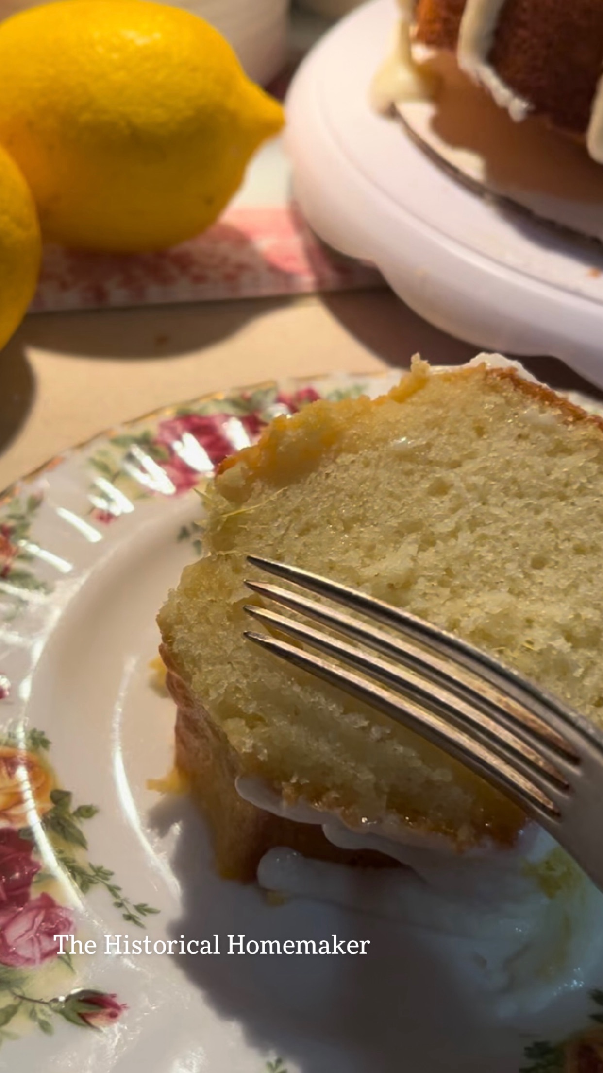 Lady Bird Johnson’s Lemon Cake | The Historical Homemaker